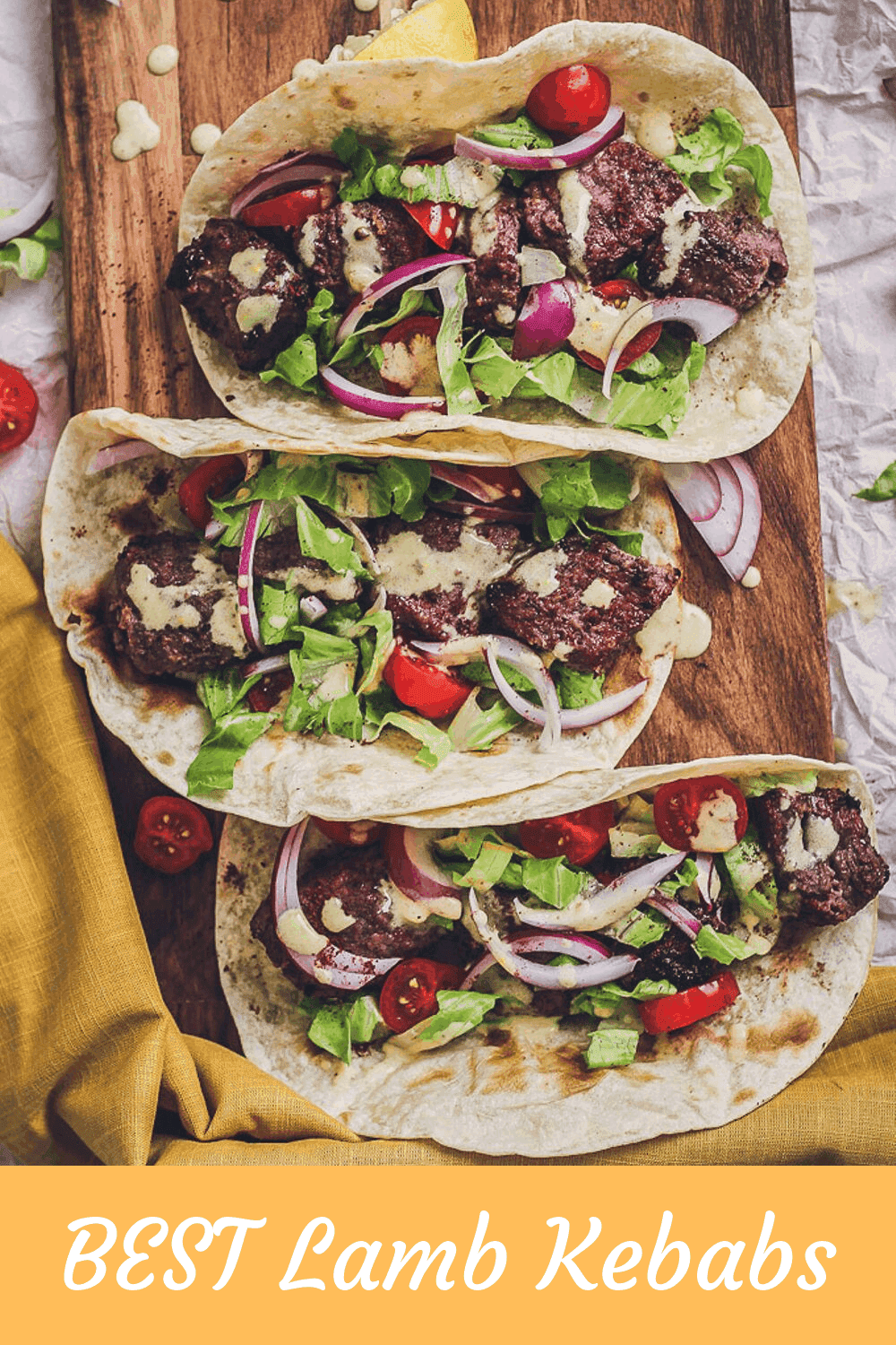 BEST Lamb Kebab Recipe with a Tangy & Creamy Dressing | Honest & Tasty